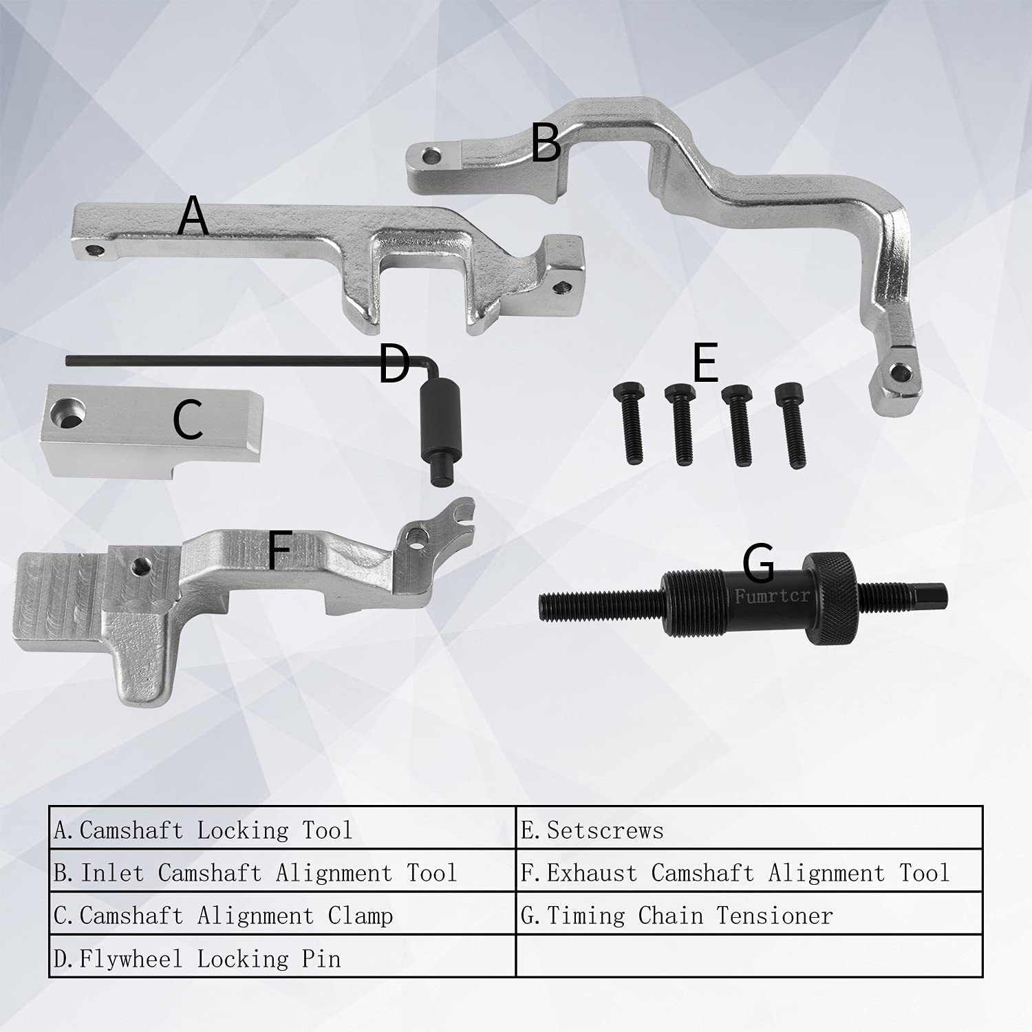 GTY TOOLS BMW MINI COOPER N12,N14 ENGINE TIMING TOOL SET
